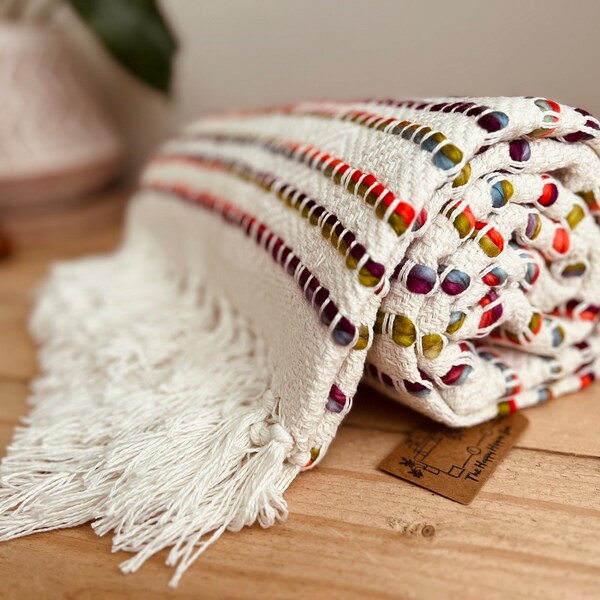 Rainbow Throw - Etsy