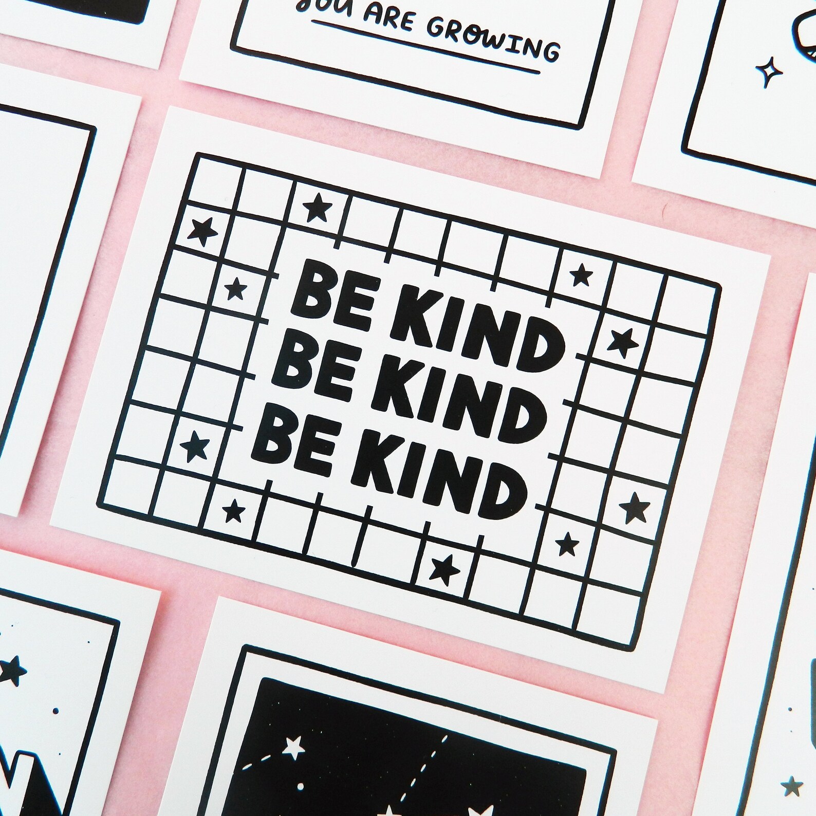 Be Kind Postcard Print A6 - Etsy