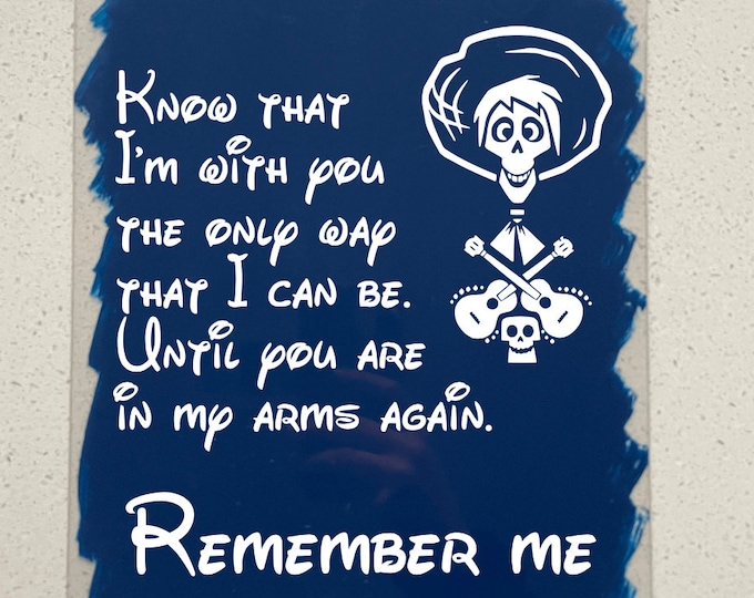 Remember Me Coco Sign | in Loving Memory Disney Sign | Memory Disney ...