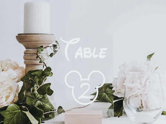 Disney Table Numbers Disney Wedding Table Numbers Disney - Etsy Australia