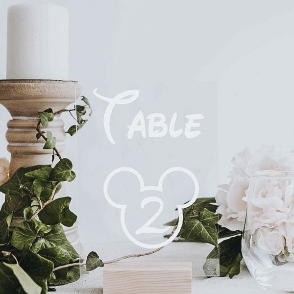 Wedding Table Marker - Etsy UK