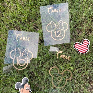 Disney Table Numbers | Disney Wedding Table Numbers | Disney Wedding ...