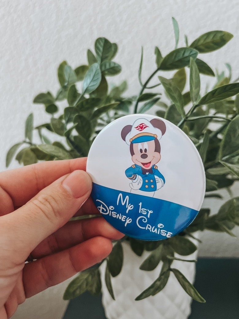 My First Cruise Disney Badge Disney Mickey Button Disney - Etsy