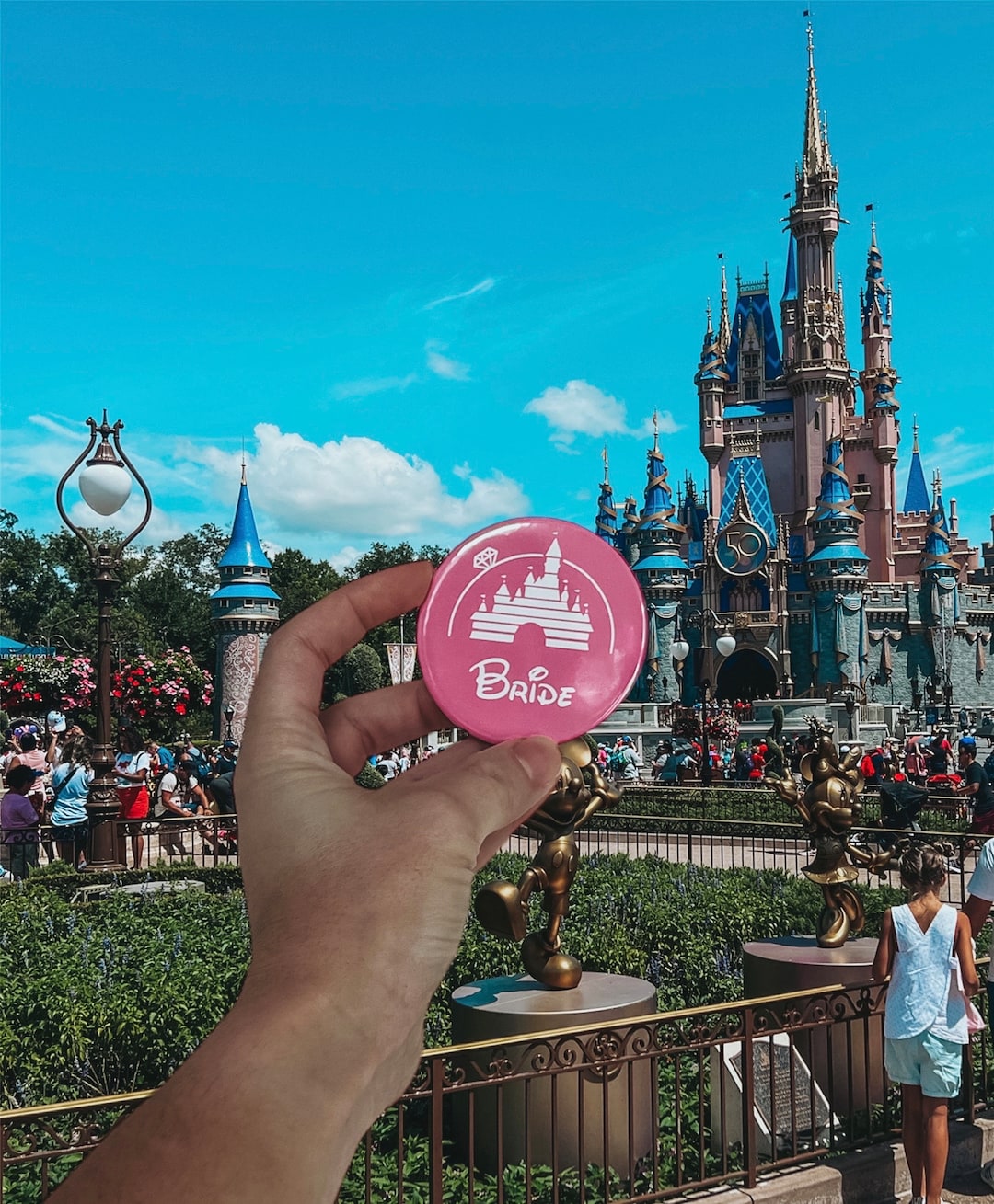 Disney Bride Badge | Bride Disney Badge | Disney Wedding| Disney Button ...