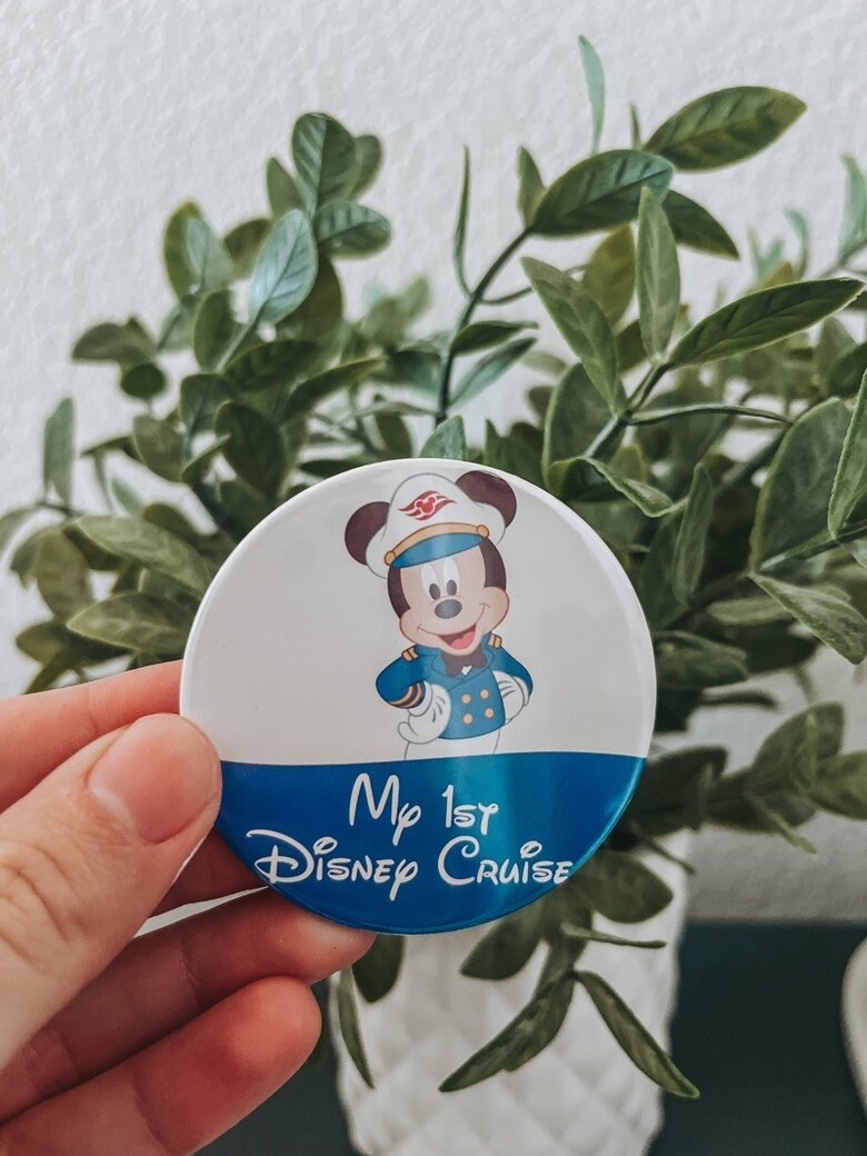 My First Cruise Disney Badge Disney Mickey Button Disney - Etsy