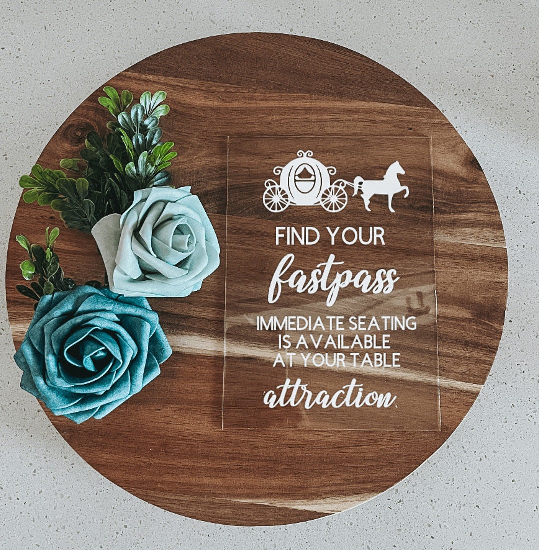 Find Your Fast Pass Disney Seating Chart | Disney Wedding Seating Chart ...