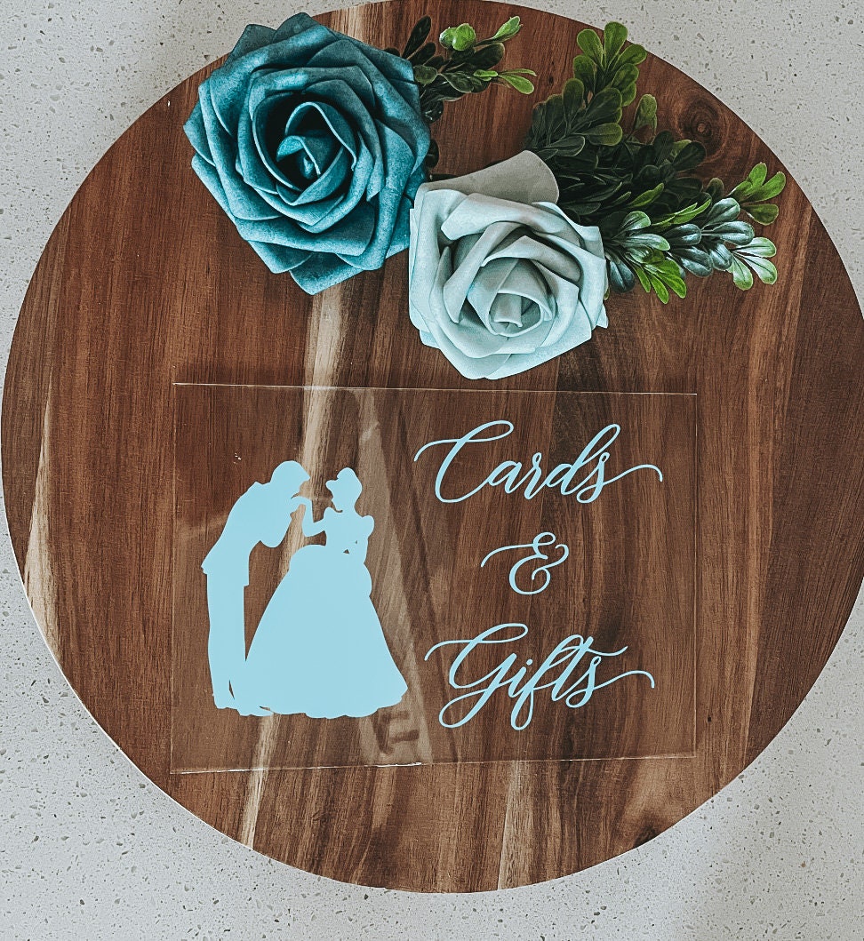 Cinderella Cards and Gifts Sign Cinderella Wedding Sign - Etsy