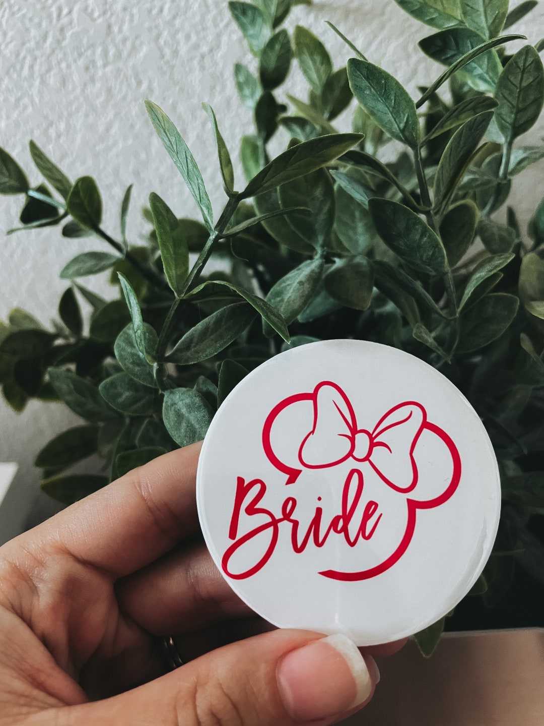 Disney Bride Button Pin | Disney Wedding Button Pin | Disney Bride ...