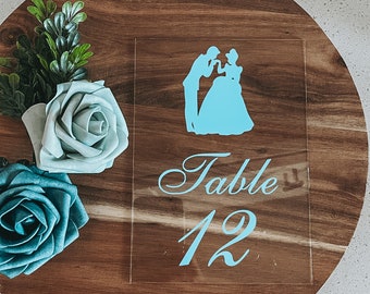 Acrylic Carriage Table Numbers - Etsy