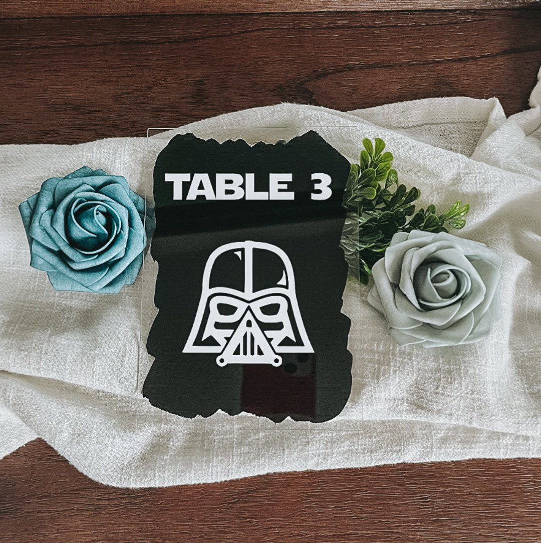 Star Wars Table Numbers | Star Wars Wedding | Star Wars Birthday | Star ...