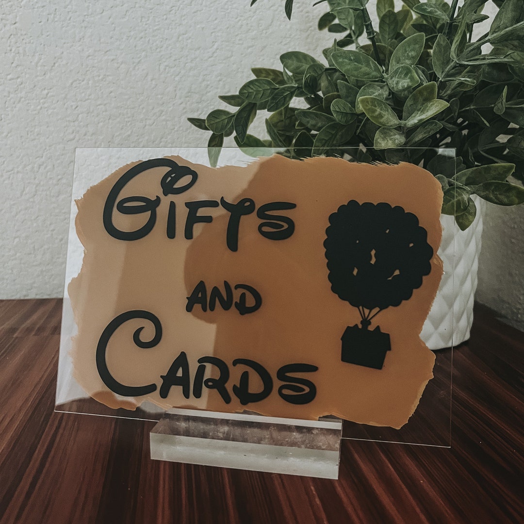 Disney UP Gifts and Cards Sign Disney UP Sign Disney - Etsy