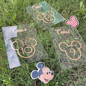 Disney Table Numbers | Disney Wedding Table Numbers | Disney Wedding ...
