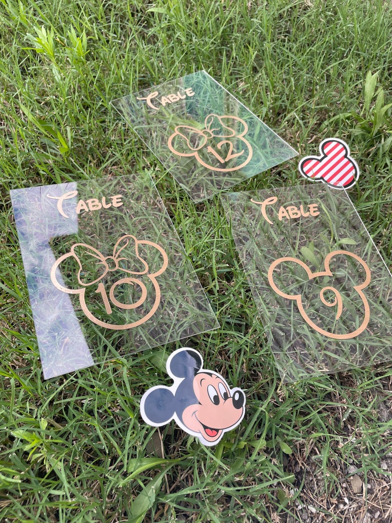 Disney Table Numbers Disney Wedding Table Numbers Disney - Etsy