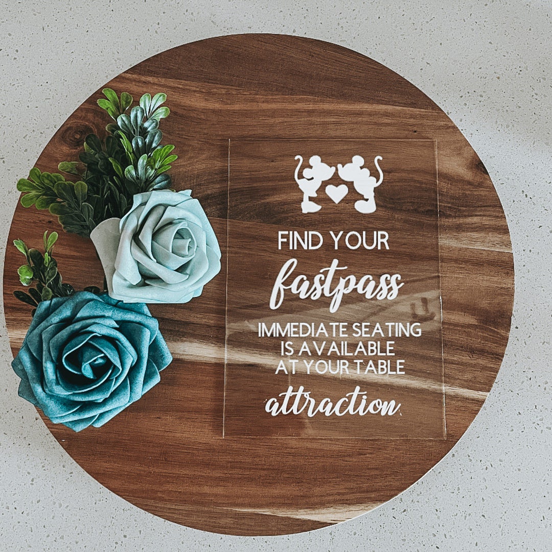 Find Your Fast Pass Disney Seating Chart | Disney Wedding Seating Chart ...