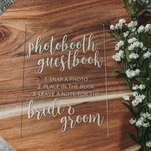 Photobooth Guestbook Sign.wedding Guest Book Sign.guest Book - Etsy