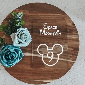 Disney Table Numbers | Disney Wedding Table Numbers | Disney Wedding ...