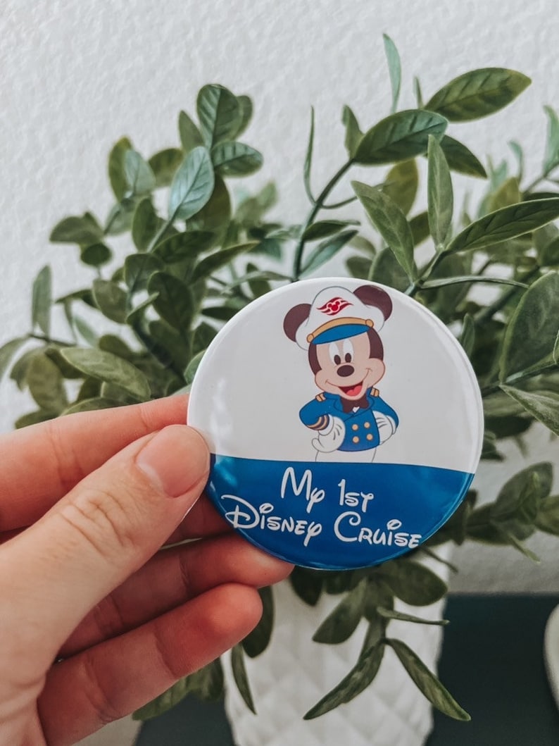 My First Cruise Disney Badge Disney Mickey Button Disney - Etsy