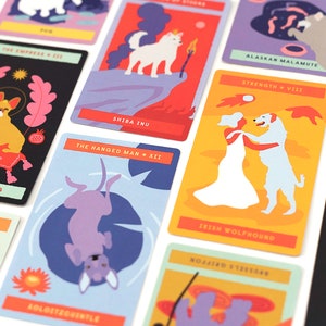 Magic Dog Tarot Deck and Guidebook - Etsy