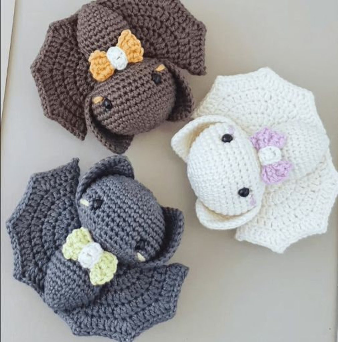 Baby Bat Crochet Pattern, Crochet Pattern Bat, Amigurumi Bat Pattern ...