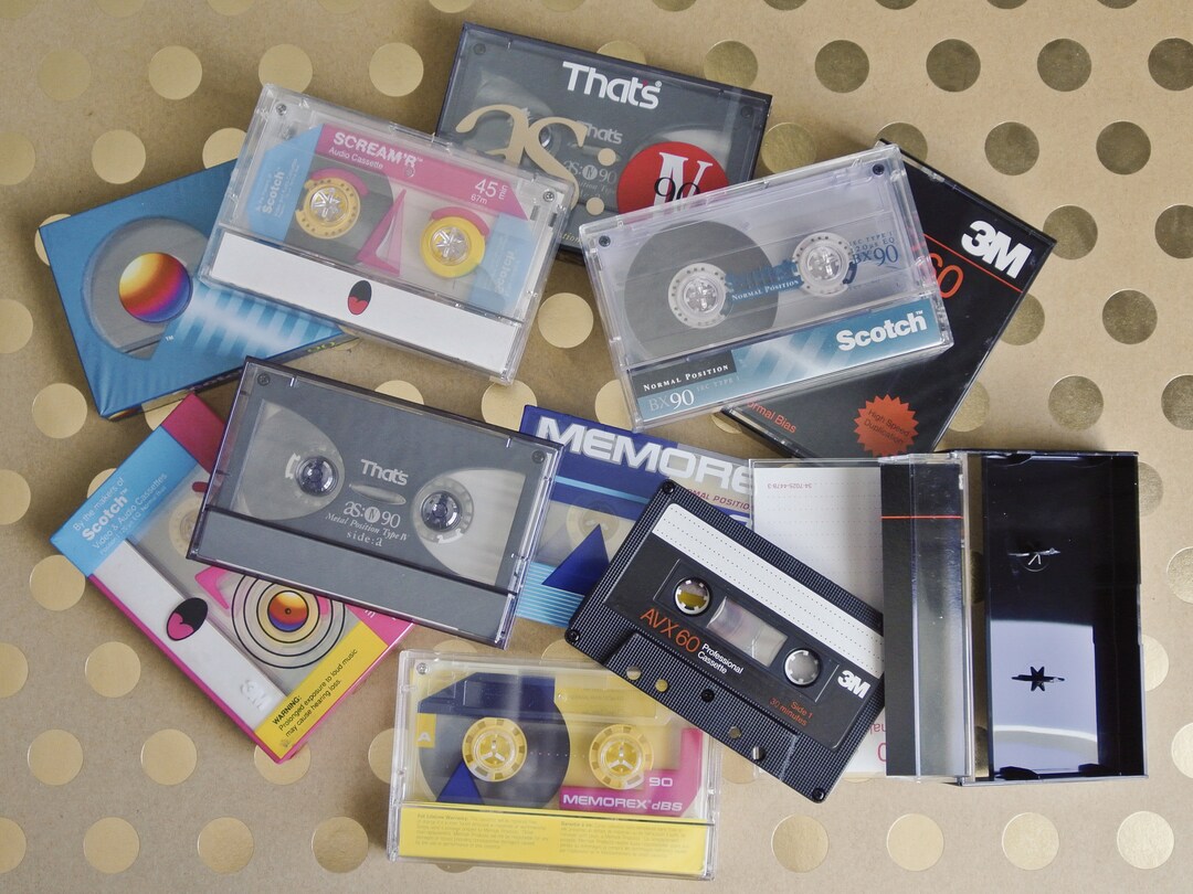 Custom Cassette Mixtape: 60 Minute Tapes, Personalized W/ Your Audio ...