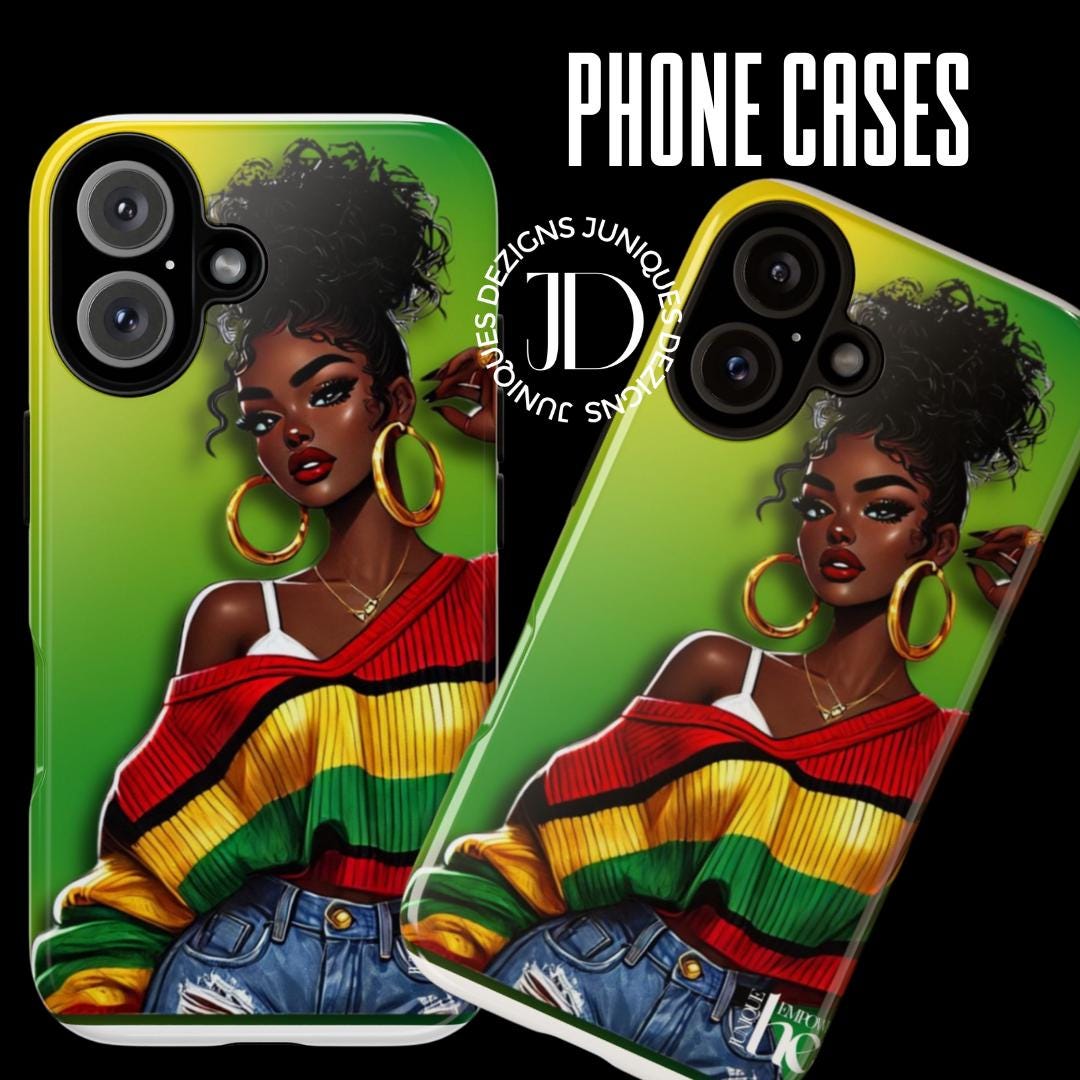 Melanin Stripes & Vibes Clipart | Afrocentric Rasta Pngs | Black Woman ...