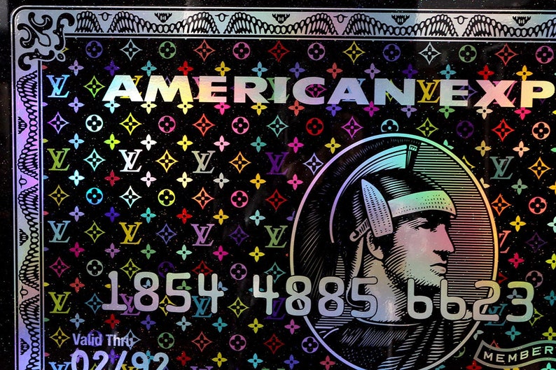 AMEX, Centurion, American Express, High Fashion POP ART - Etsy