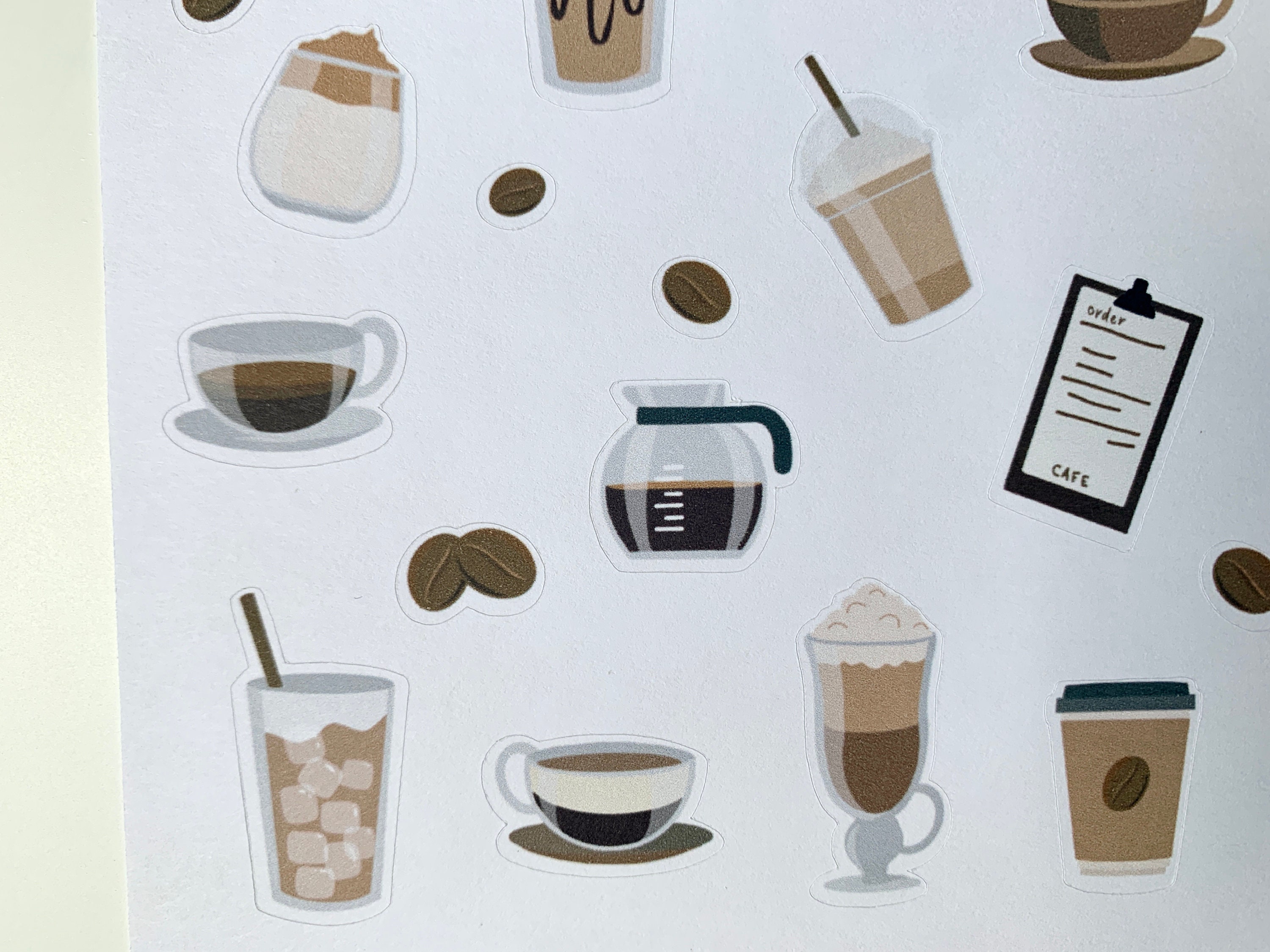 Coffee Sticker Sheet - Etsy