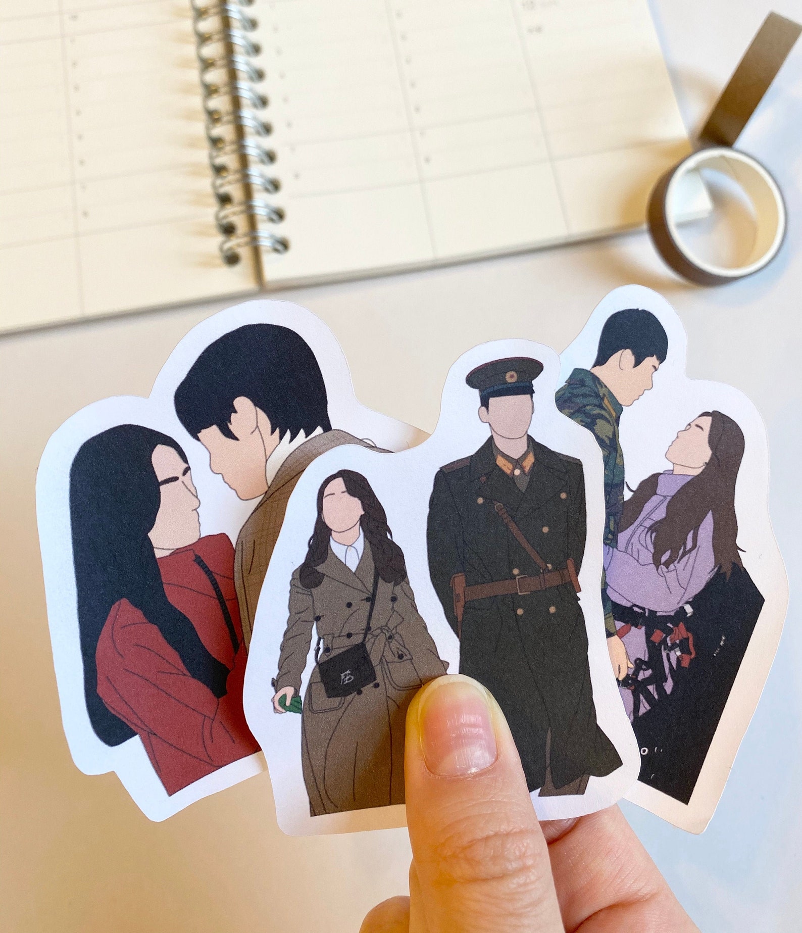 Crash Landing On You Stickers | Etsy