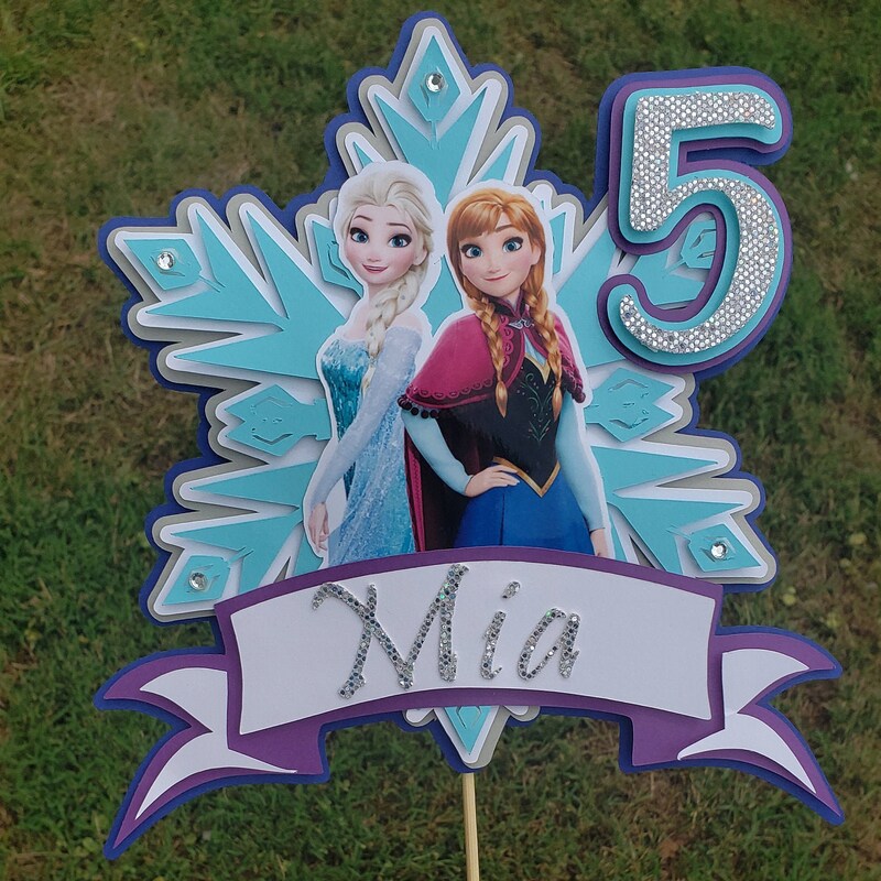 Frozen Cake Topper - Etsy