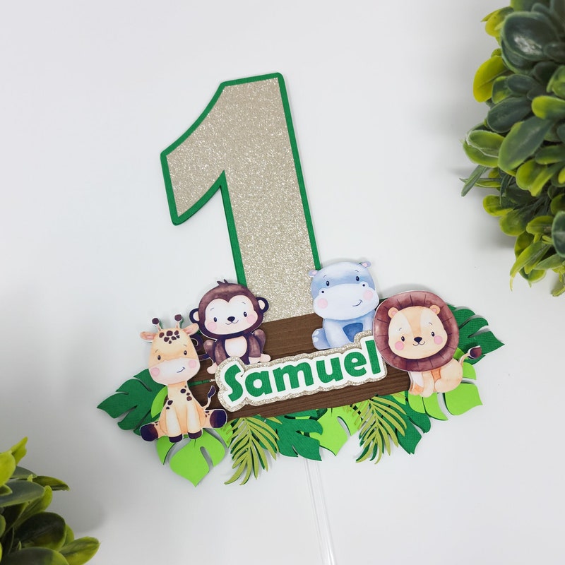 Safari Cake Topper - Etsy
