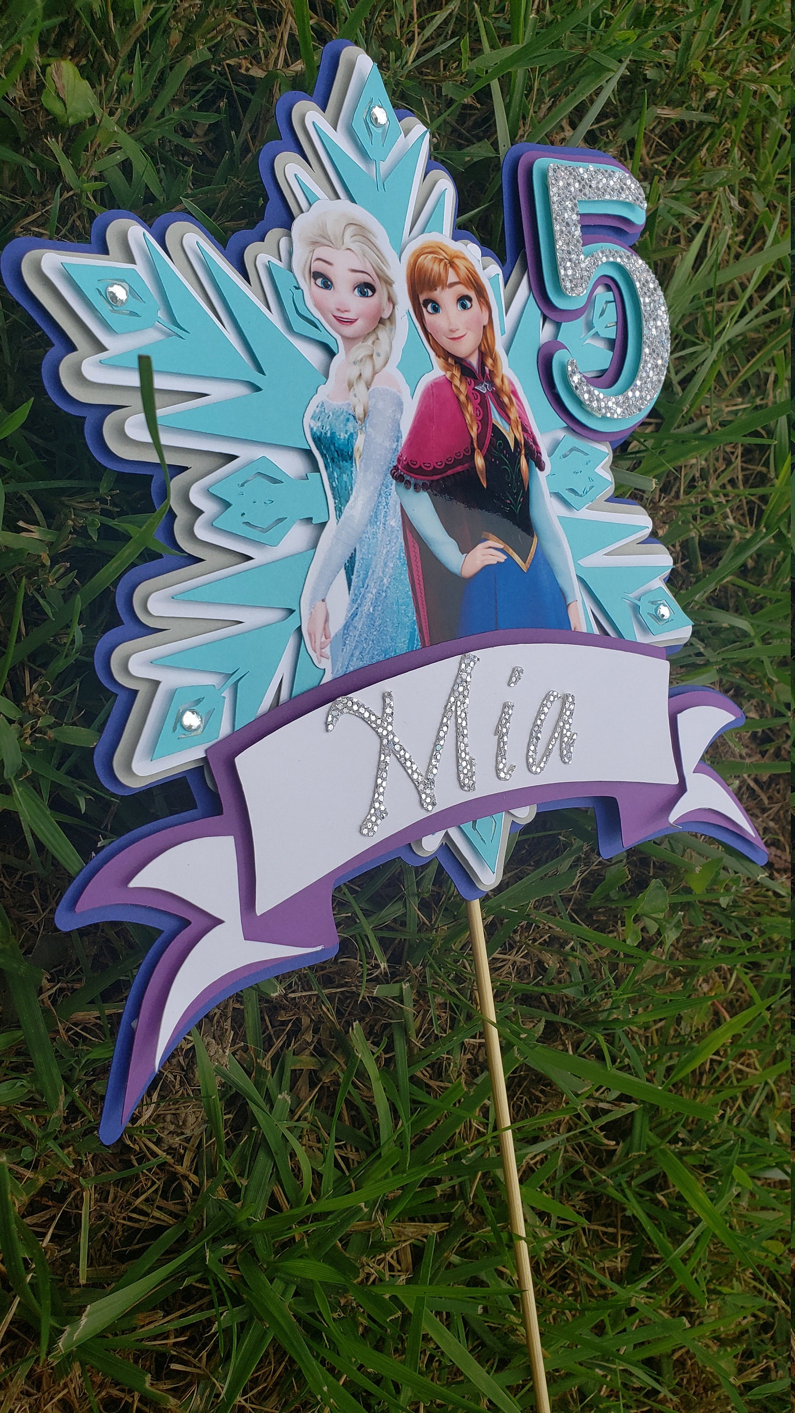 Frozen Cake Topper, Ana Y Elsa Cake Topper, Elsa Topper, Ana Topper ...