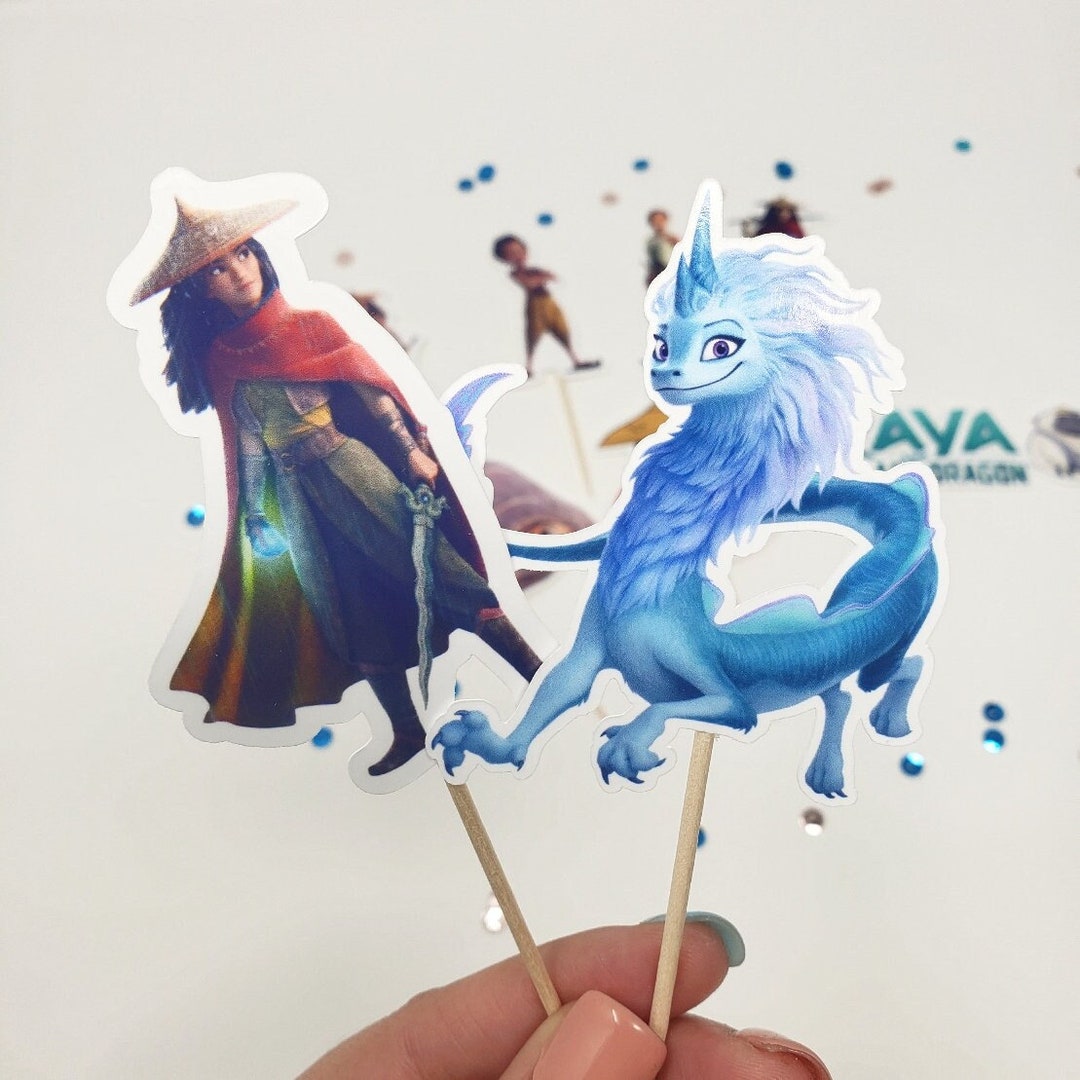 Raya Cupcake Topper, Raya Party, Raya Fiesta, Raya Decorations, Raya ...