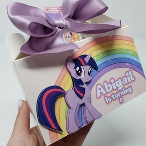 My Little Pony Favor Boxes, My Little Pony Decoration, My Little Pony ...