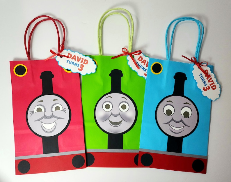 Thomas the Train Favor Bags, Thomas the Train Birthday Decorations ...