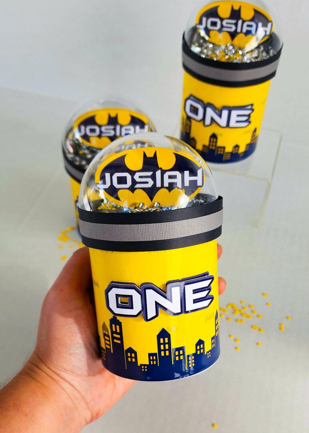 Custom Chips Can Super Hero, Super Hero Birthday Decorations, Bat ...