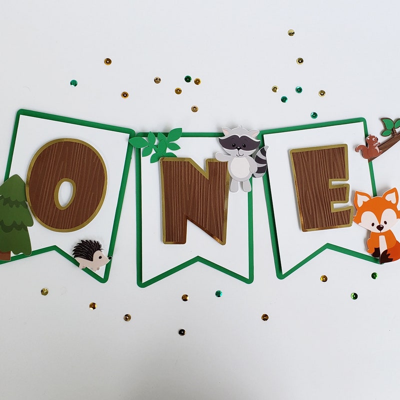 Woodland Banner - Etsy