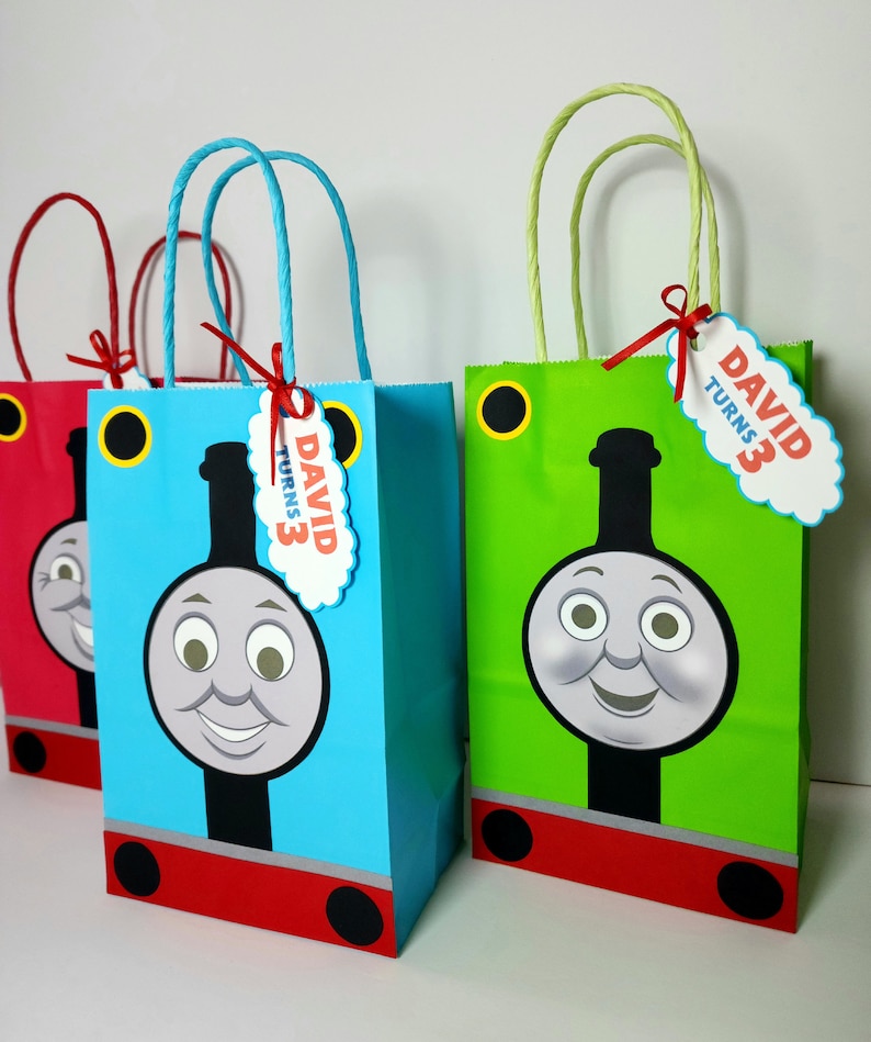 Thomas the Train Favor Bags, Thomas the Train Birthday Decorations ...