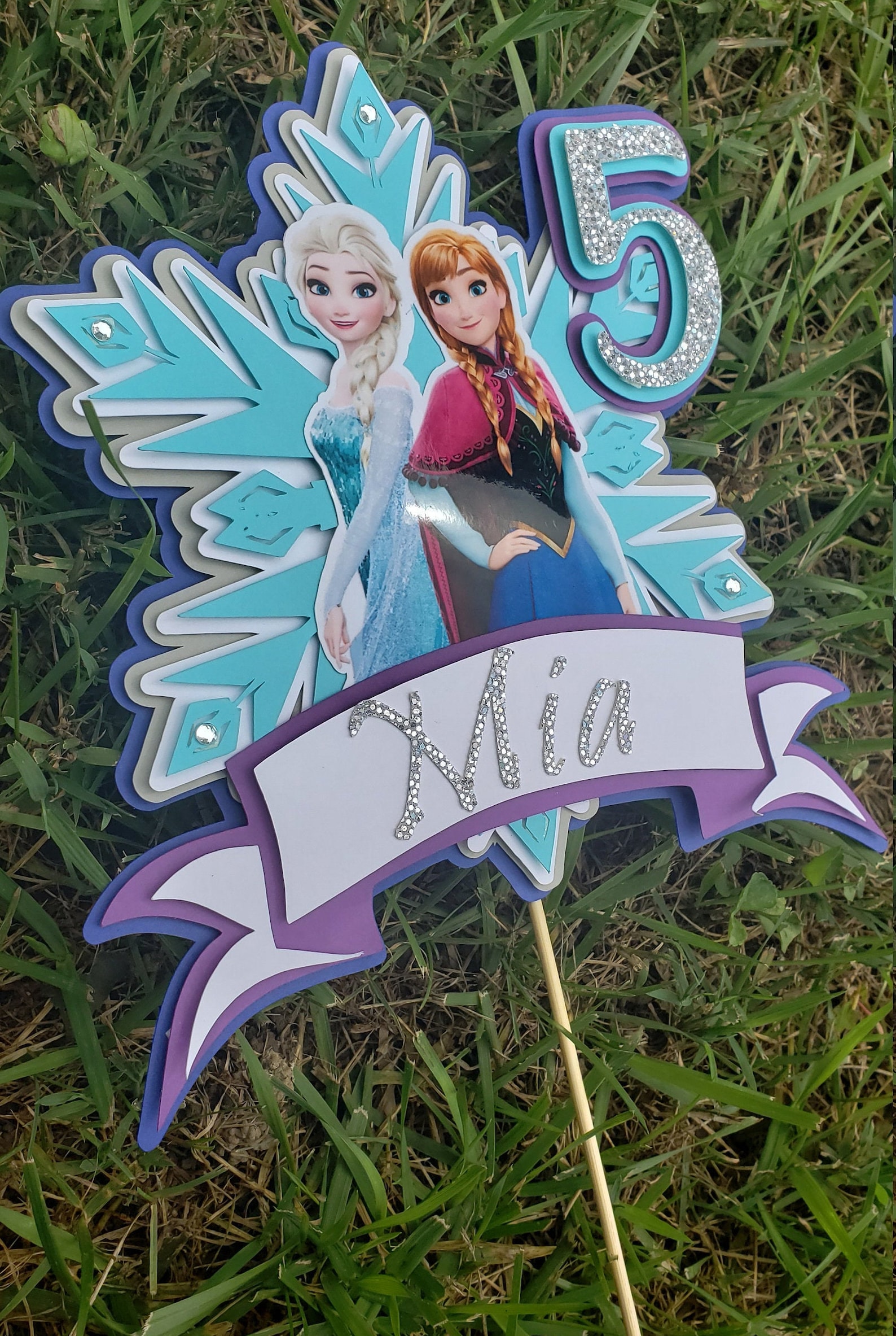 Topper de pastel congelado topper de pastel de ana y elsa - Etsy España