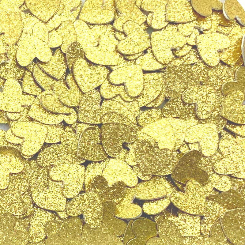 Gold Heart Confetti - Etsy