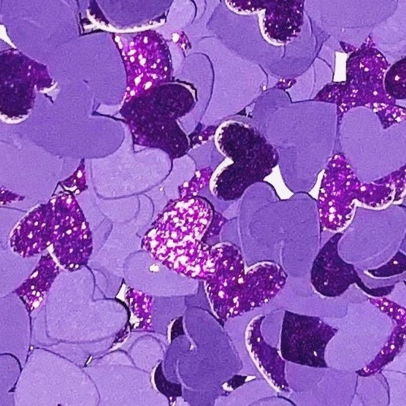 Purple Confetti - Etsy