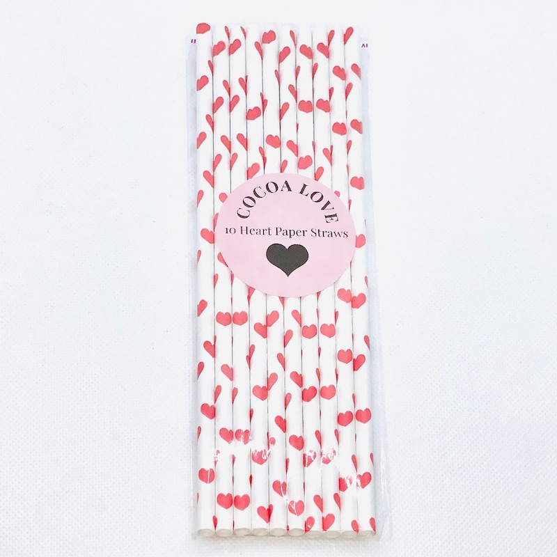 Valentines Day Straws - Etsy