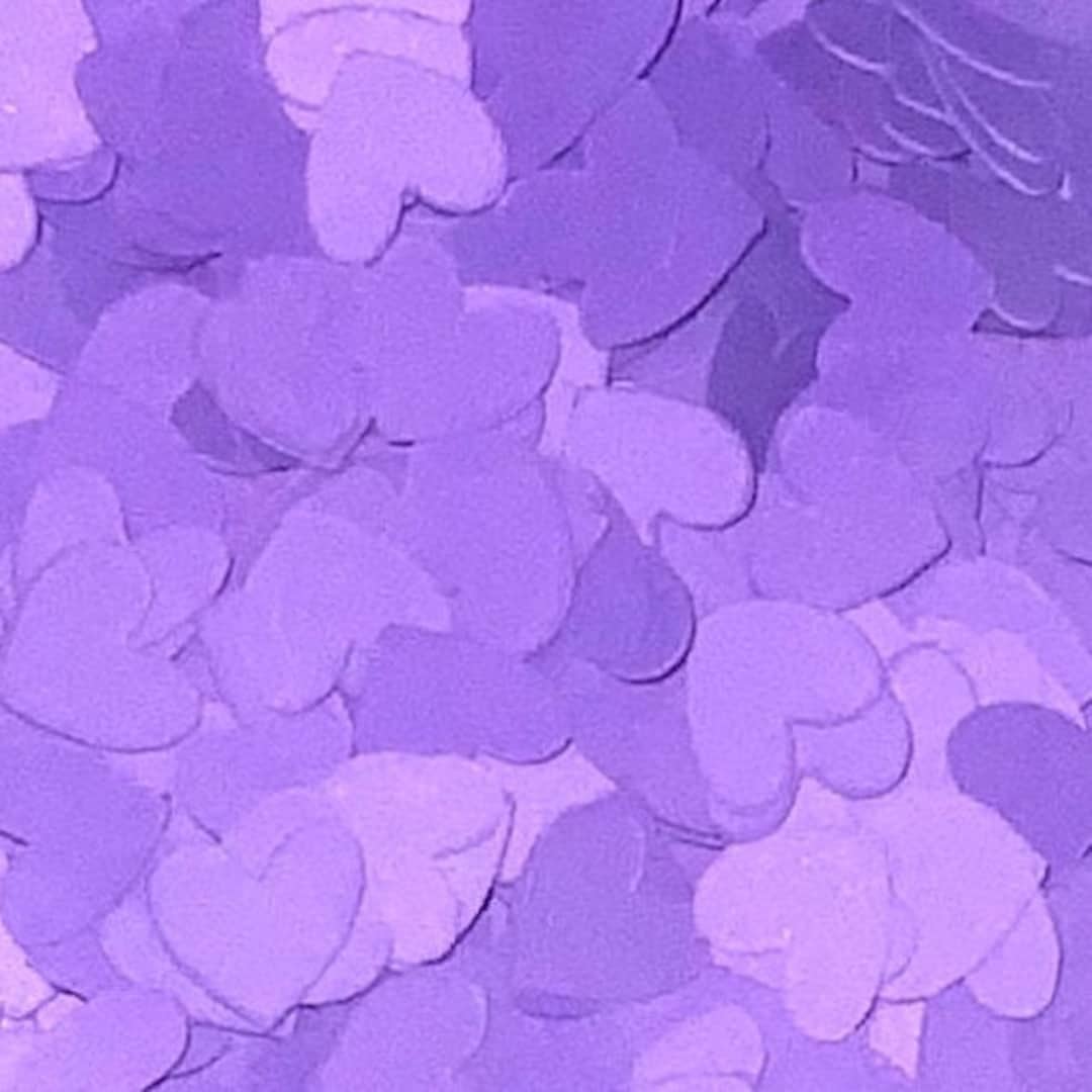 Purple Heart Confetti-purple Wedding Confetti-purple Baby Shower-purple ...