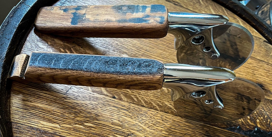 Pizza Cutter Made From Bourbon Barrel Stave, Unique Pizza Cutter ...