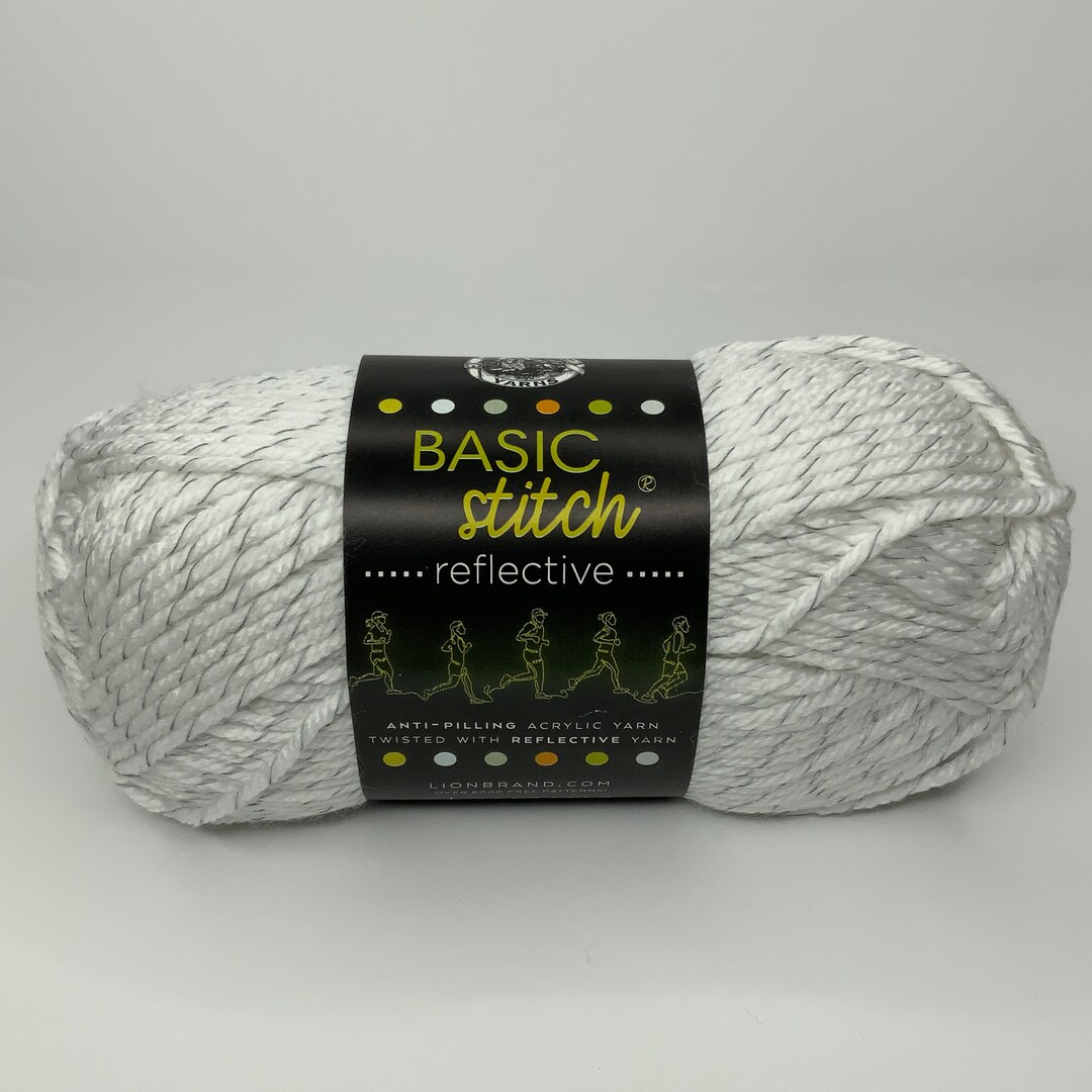 Summit White Basic Stitch Reflective Yarn - Etsy