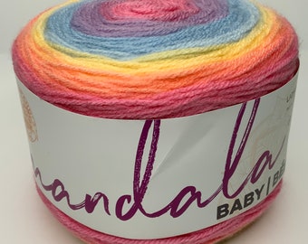 Lion Brand Mandala Baby 204 Wishing Well Yarn - Etsy