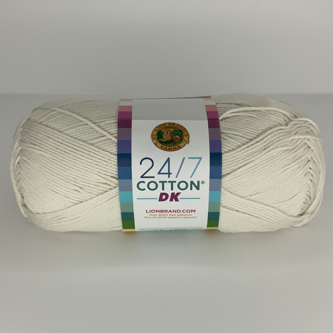 Cream 24/7 Cotton Dk Yarn - Etsy