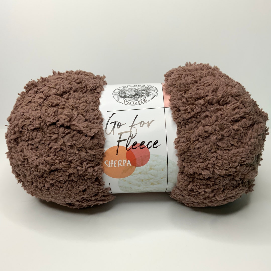 Clay Go for Fleece Sherpa Yarn - Etsy