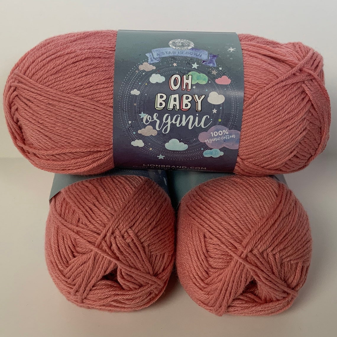 Rose oh baby organic yarn | Etsy