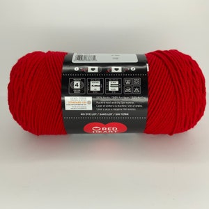 Cherry Red Super Saver Yarn - Etsy