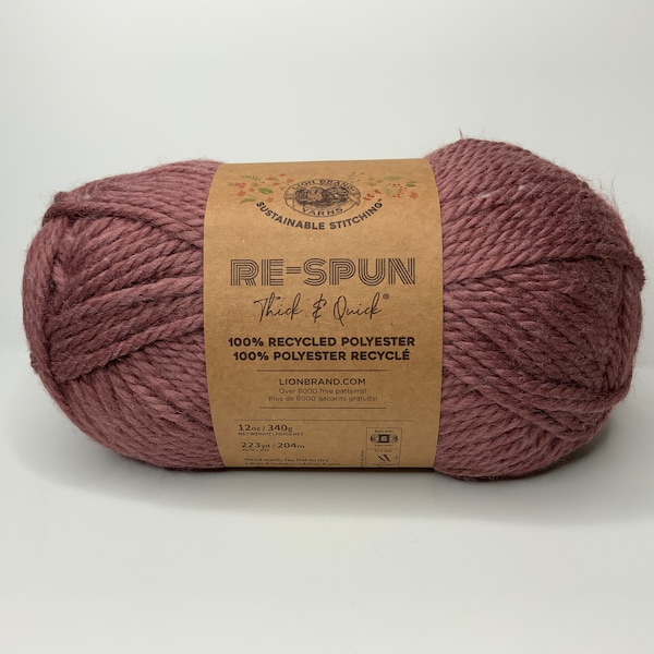 Lion Brand Respun Thick and Quick Yarn - Etsy